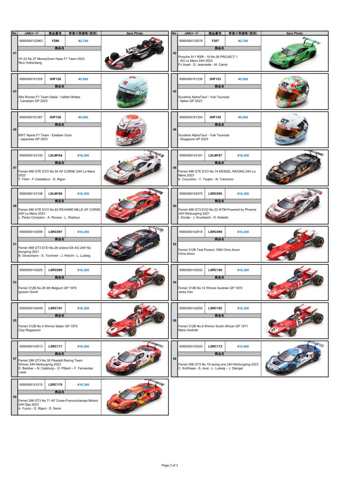 【New Item Information】 – Spark Japan